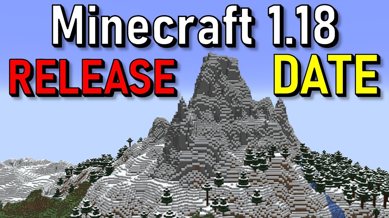 Minecraft 1.18 Release Date - Bedrock and Java Caves and Cliffs Update ...