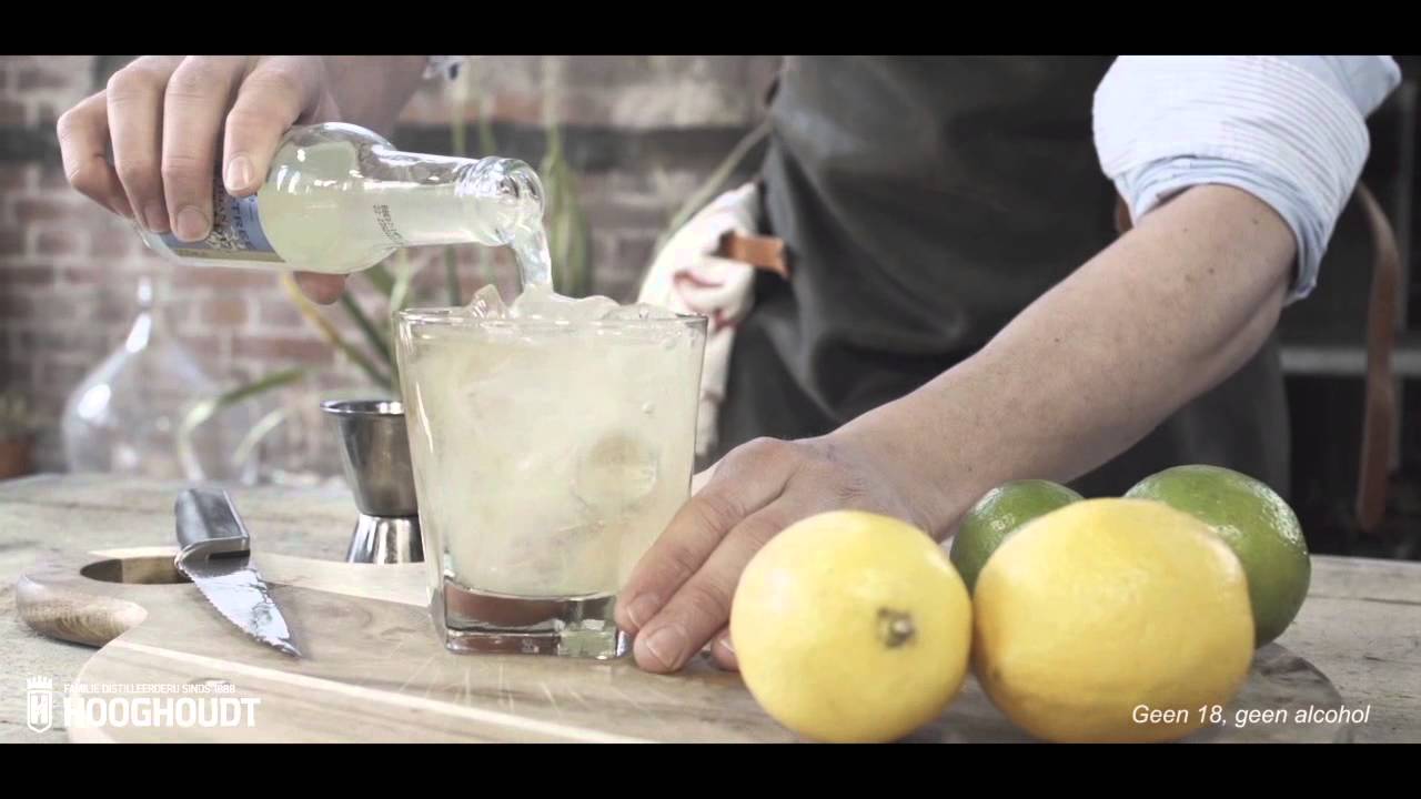 Cocktail inspiratie: Hooghoudt Bruine Jenever - Lemonade - YouTube