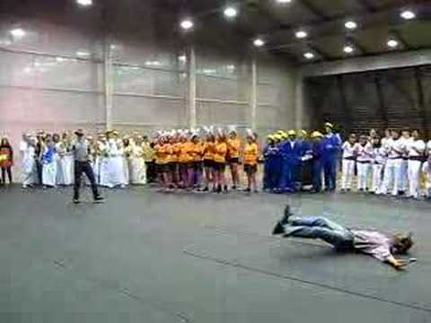 Cowboy skit, barcelona party - YouTube