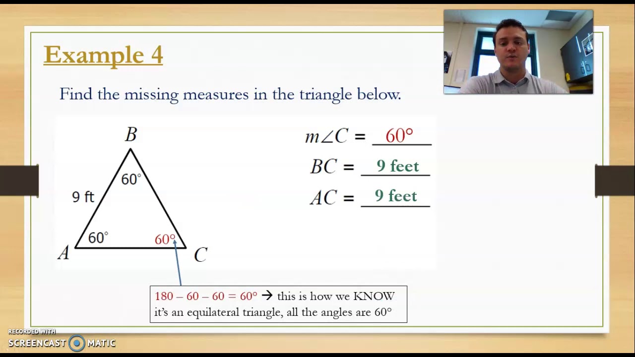 U4, Lesson 1 (Part 2) - Equilateral Triangles - YouTube