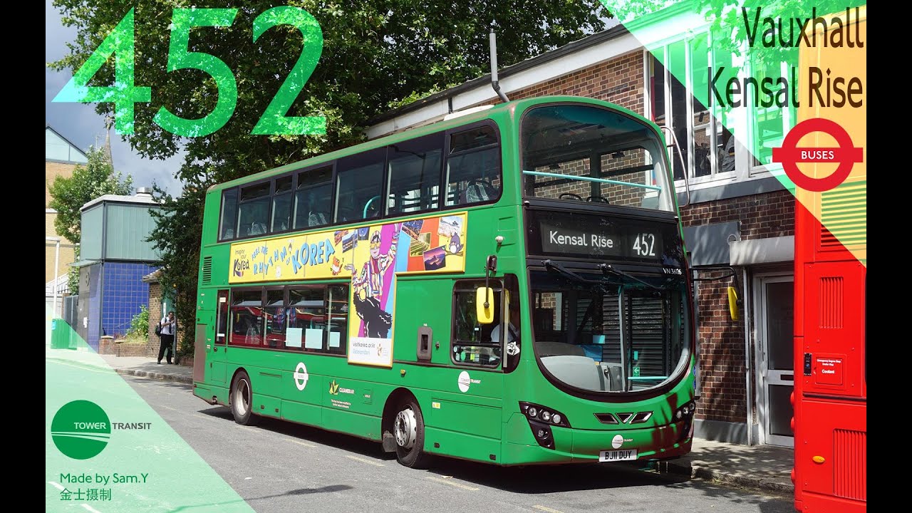 London Buses: Vauxhall 452 Kensal Rise - YouTube