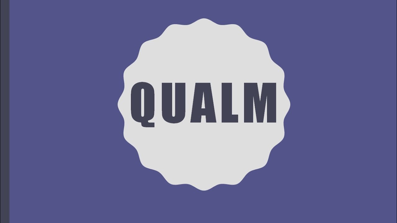 QUALM - Meaning - YouTube