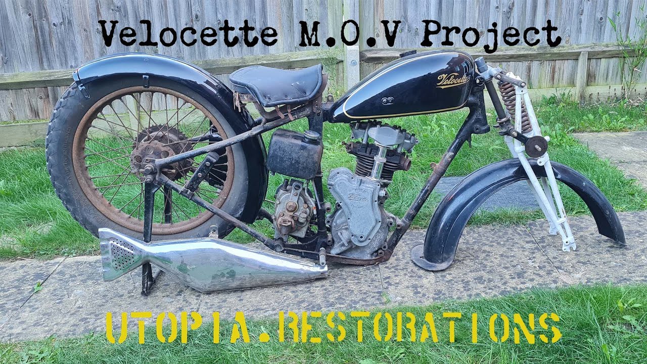Velocette MOV Project Ep 1 a pile of parts I need to turn into a bike ...