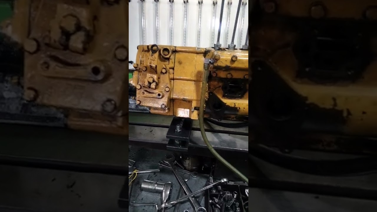 Caterpillar D6D 3306 injection pump kalibration#shorts #shortvideo # ...