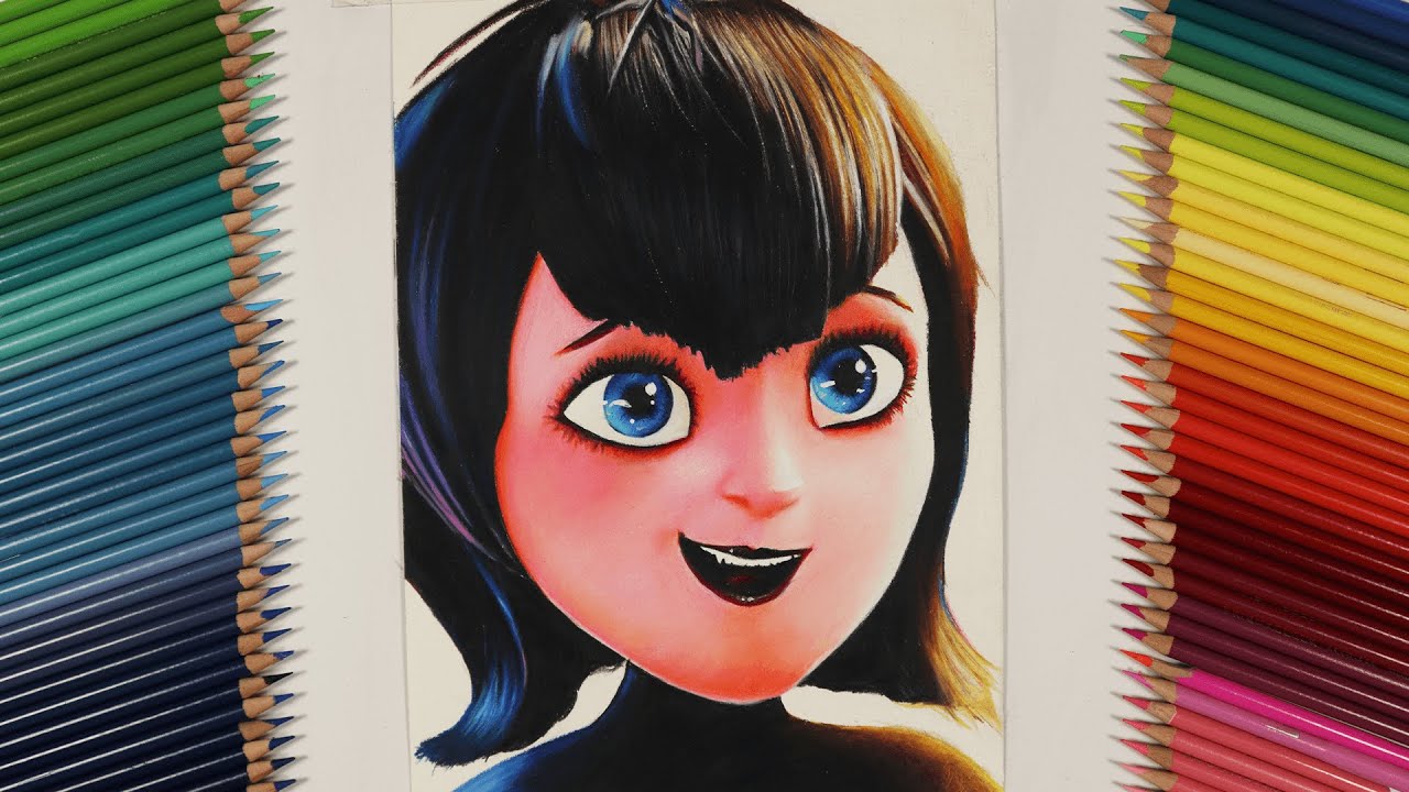 Drawing Mavis From Hotel Transylvania! - YouTube