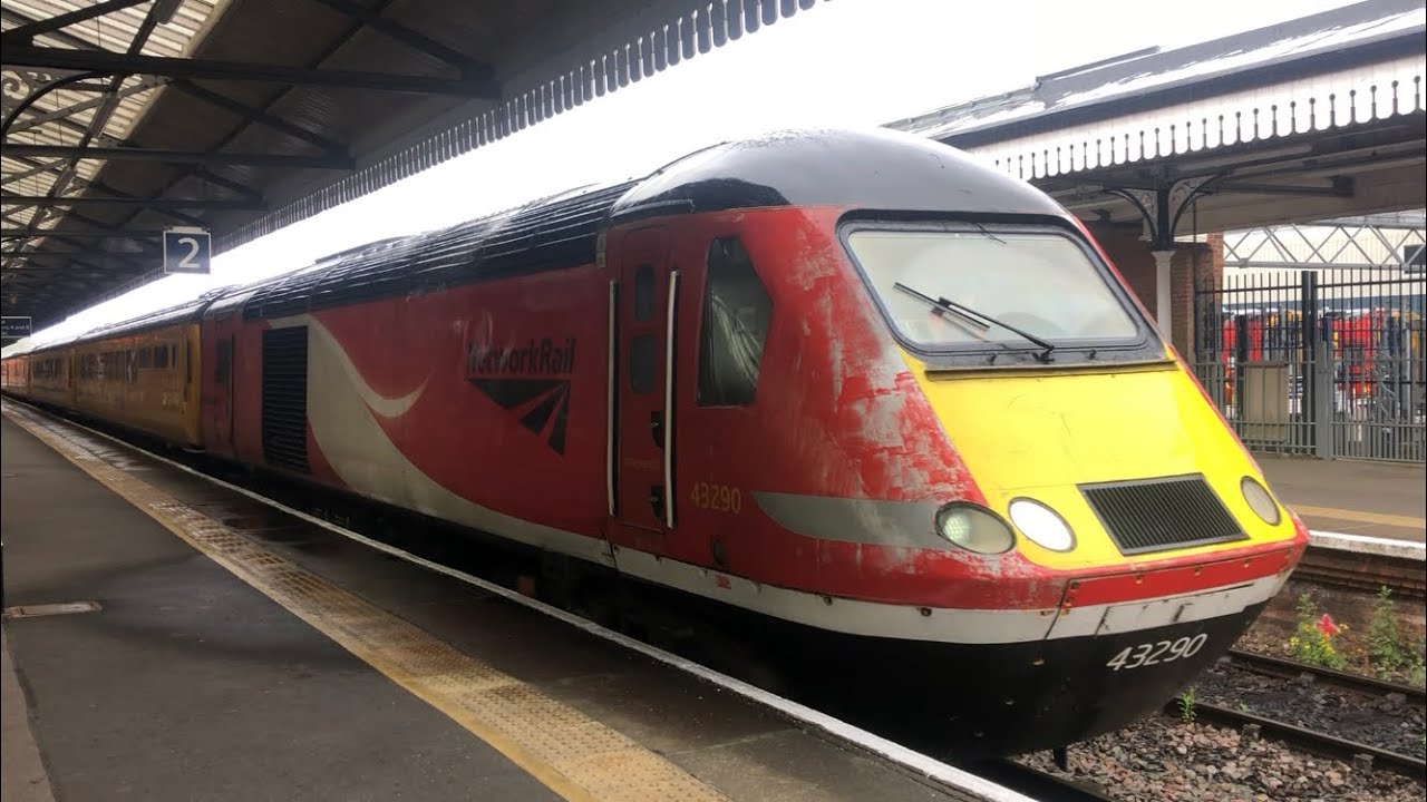 EX LNER HST in Its Network Rail Livery Departs Salisbury Railway ...