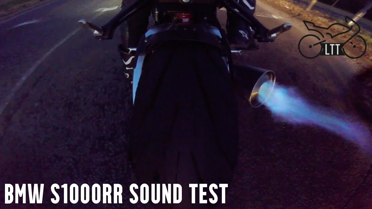 BMW S1000rr decat link pipe - sound test & flyby - YouTube