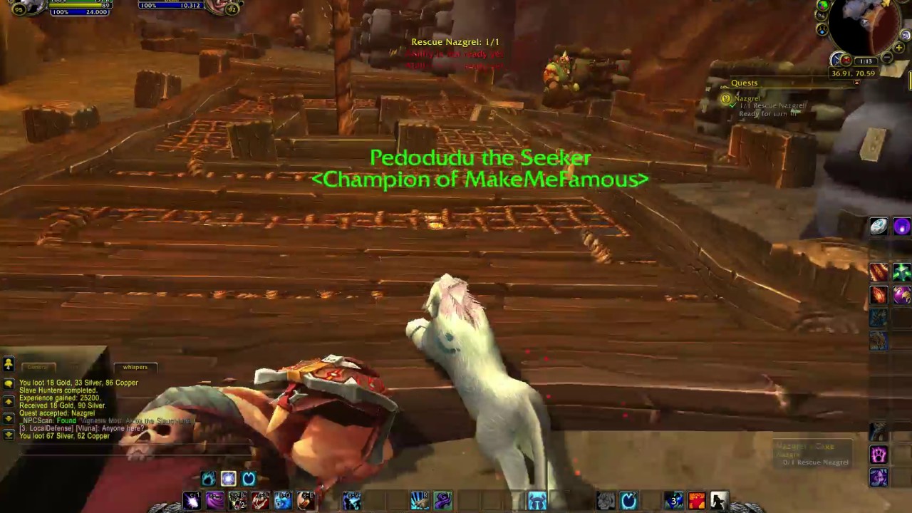 Nazgrel WoW quest - YouTube