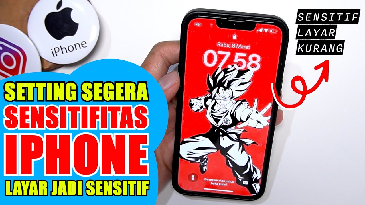 Cara Mengatur Sensitifitas Layar iPhone Tutorial Paling Lengkap - YouTube