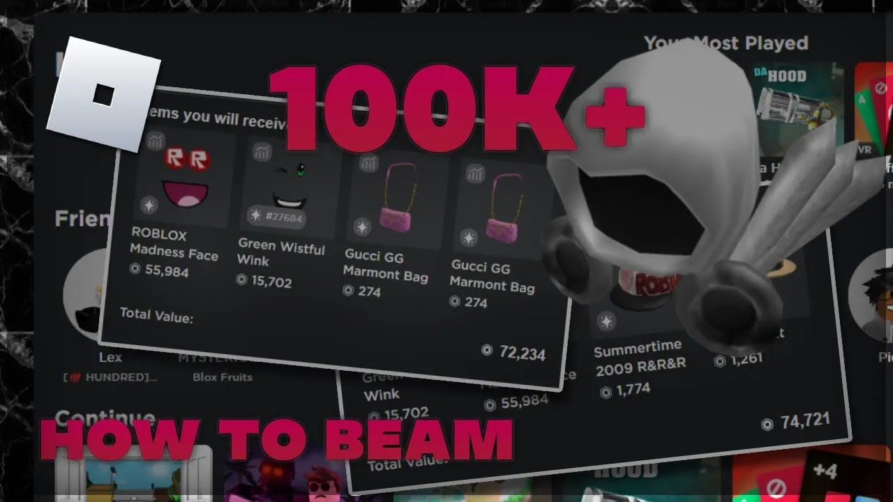 Roblox Beaming Tutorial *Scam Link* - YouTube