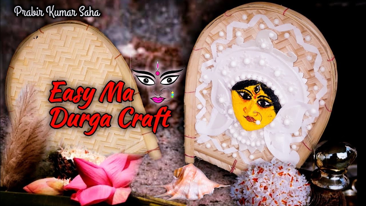 How to Make Ma Durga Murti || Durga Murti Making || Ma durga easy craft ...