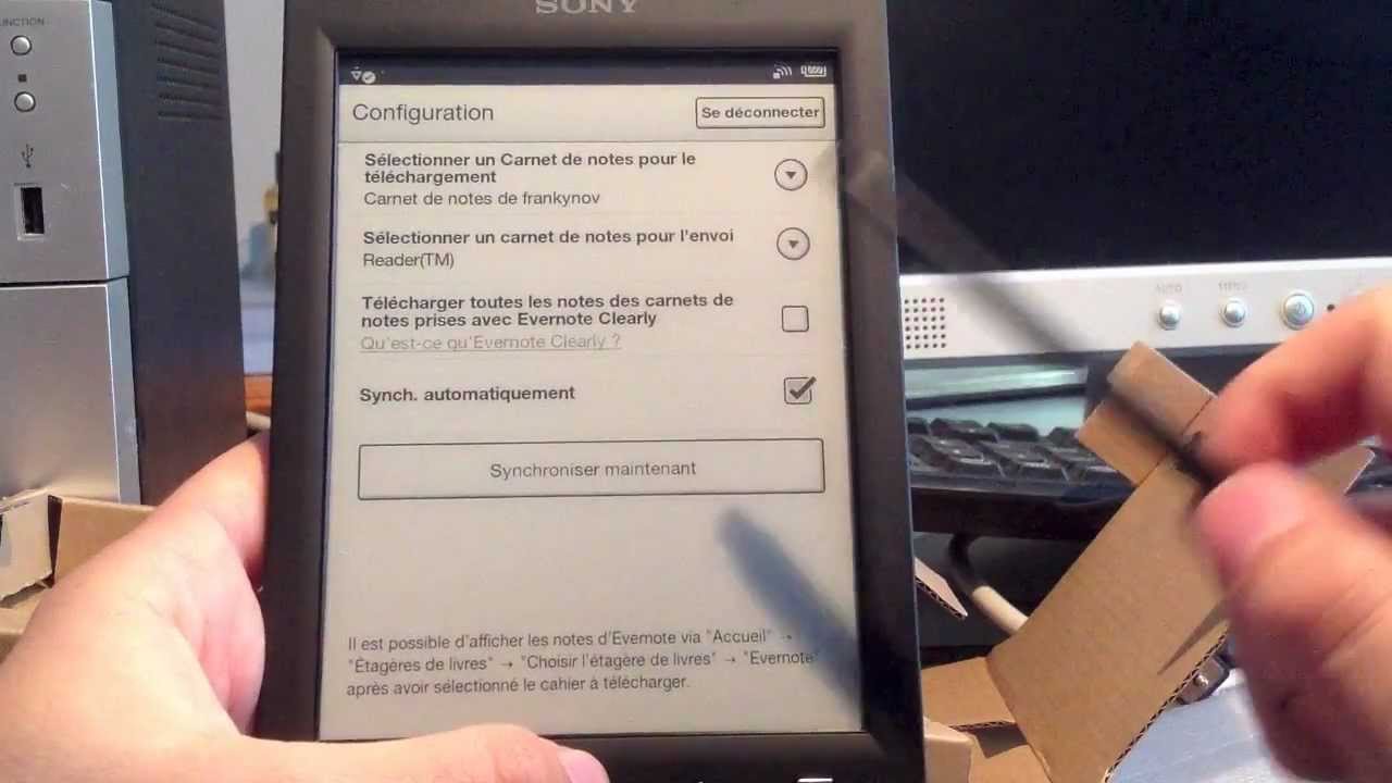 Test du eReader Sony PRS-T2 - YouTube