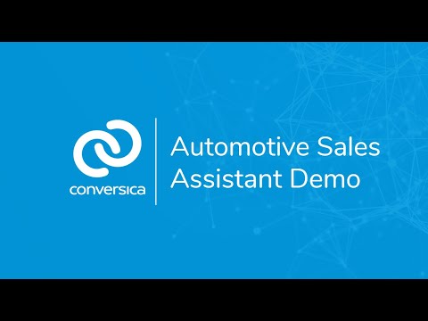 Automotive Sales Assistant Demo - YouTube