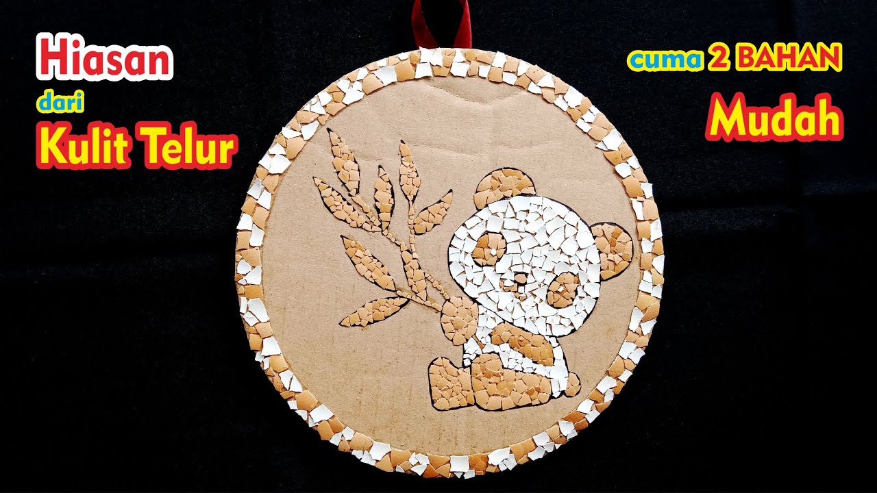 Kerajinan Berbasis Media Campuran II Prakarya Sekolah dari Kulit Telur ...