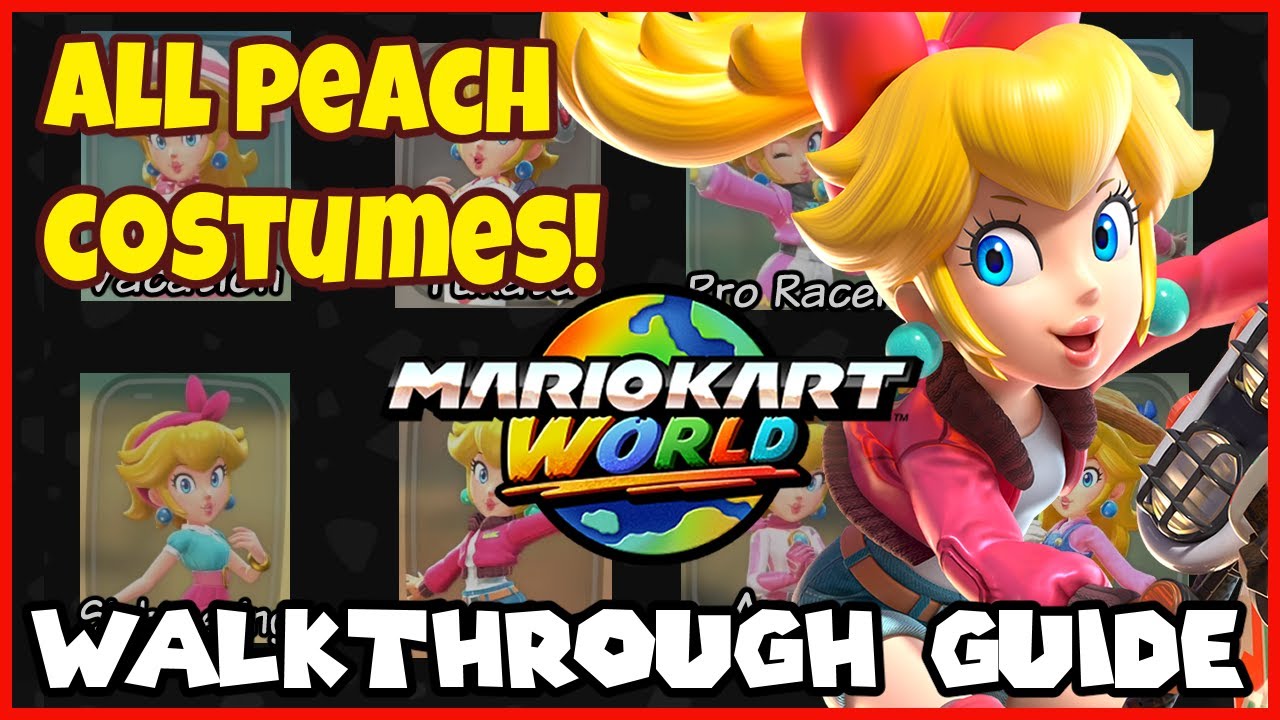 Mario Kart World – How to Unlock All Peach Outfits [Full Guide] - YouTube