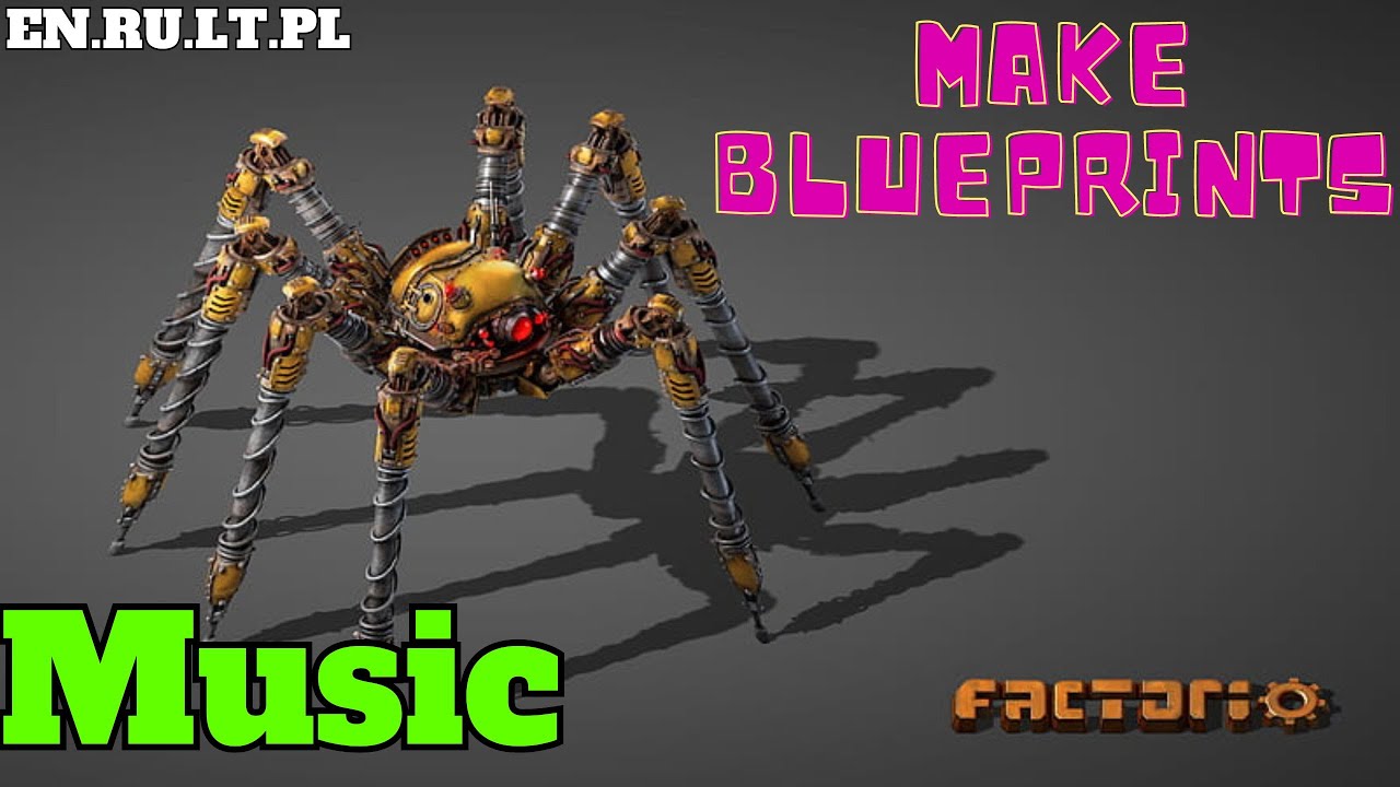 Factorio Play For Fun Make Blueprints + Music - YouTube