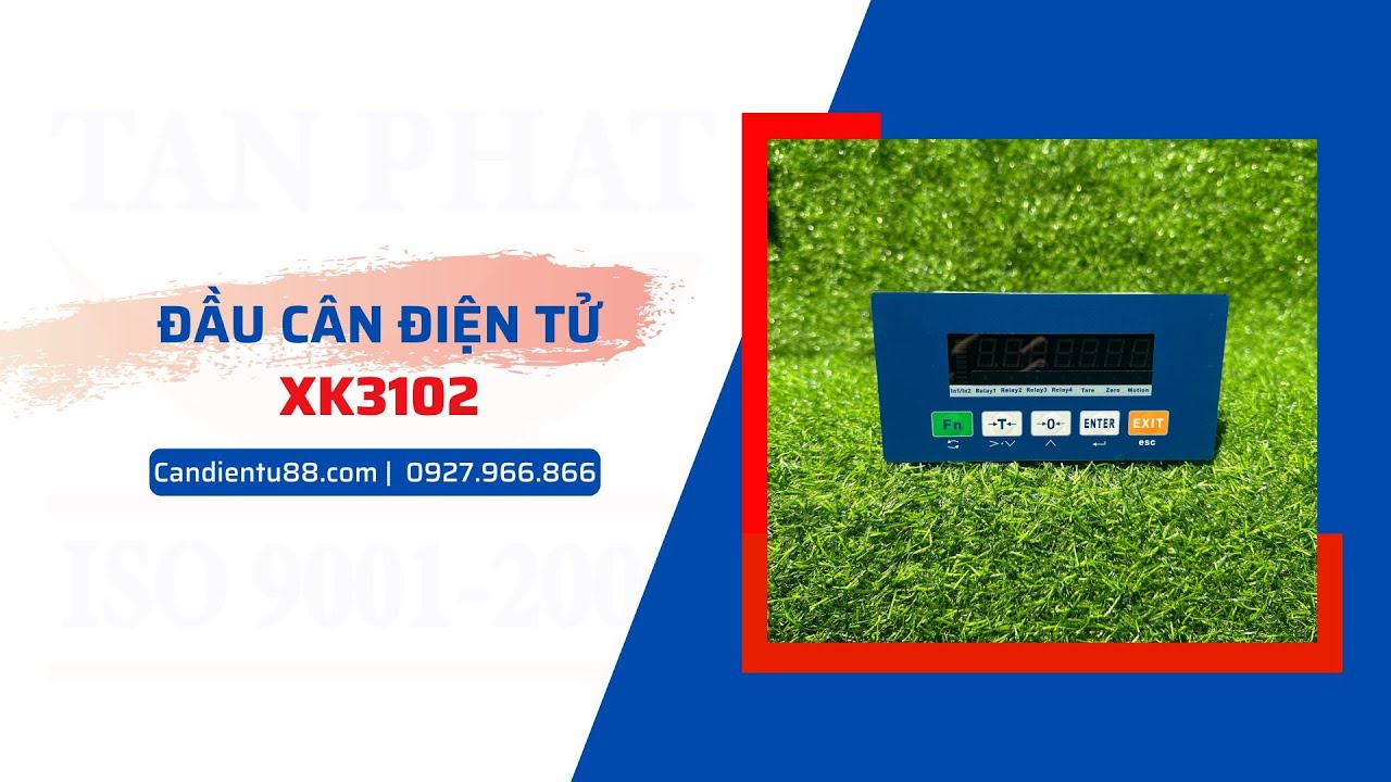 Đầu cân điện tử XK3102 - YouTube