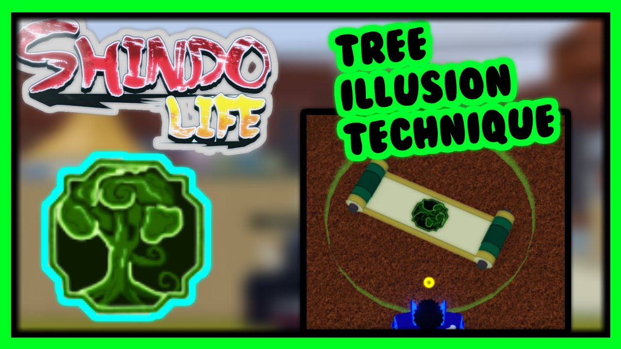 Tree Illusion Technique Location + Showcase (Shindo Life) - YouTube