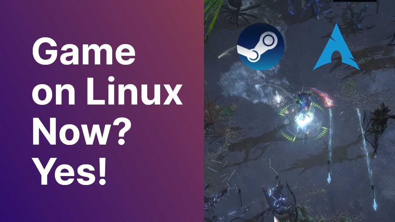 Game on Linux Now? Yes! - YouTube