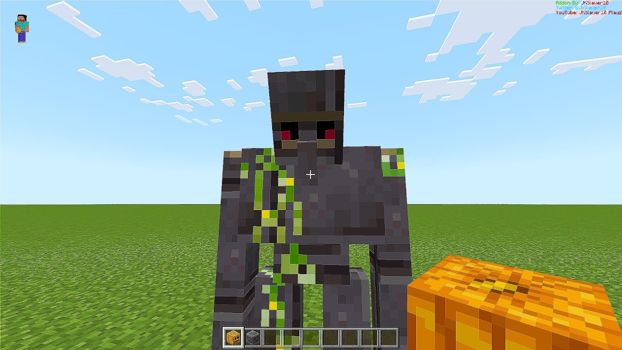 Netherite Golem MOD in Minecraft (PE/BE) - YouTube