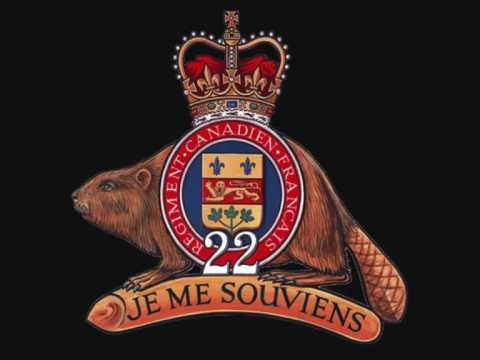 Royal 22e Régiment March - YouTube
