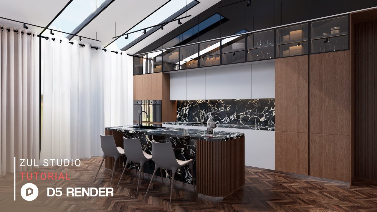 D5 Render realistic interior rendering tutorial | Pantry 40 - YouTube