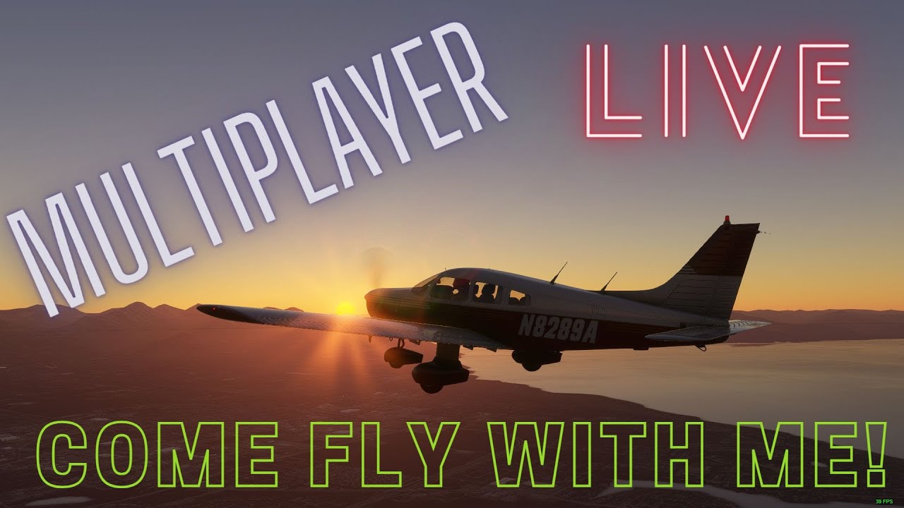 🔴 MSFS Live! | Multiplayer FUN! | USA West Server | Come fly along ...