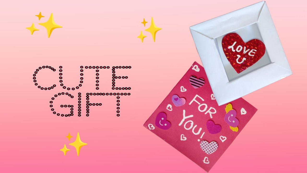 Cute gift idea/handmade/birthday gift for bff/girly craft - YouTube