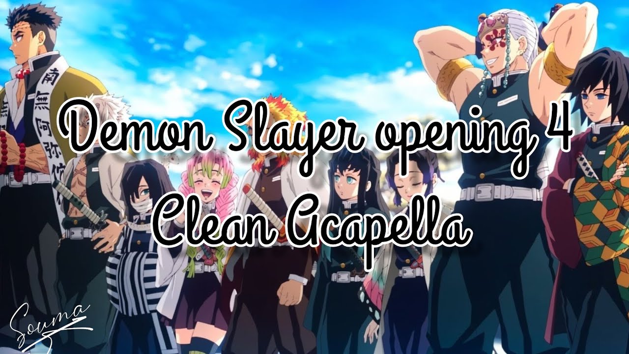 Demon Slayer opening 4 clean Acapella -vocals only- - YouTube