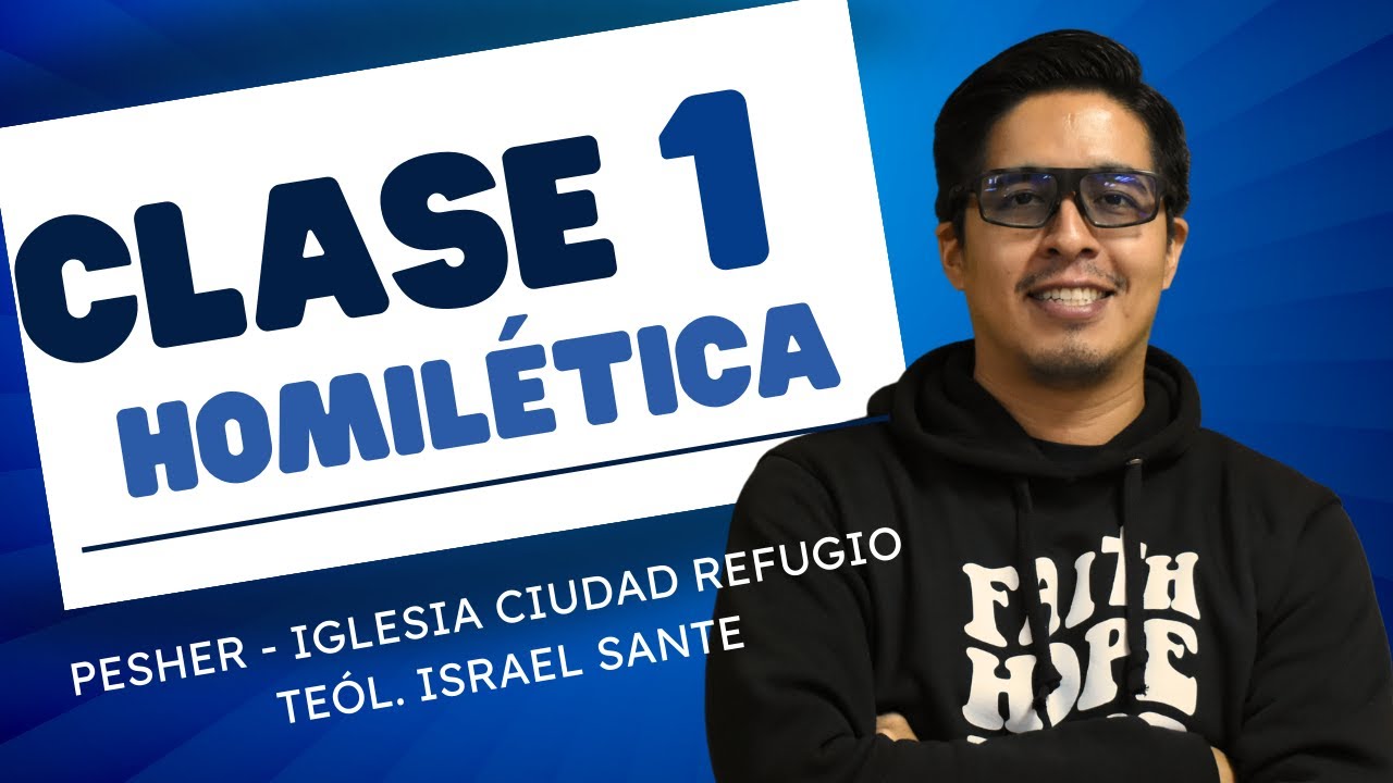 HOMILÉTICA - Clase 1 - Pesher Online - Teól Israel Sante Nivel 2 - YouTube
