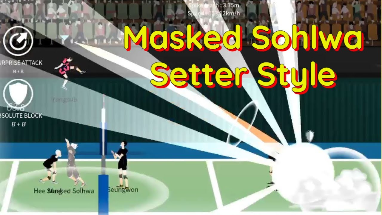 The Spike Volleyball - Testing CPU Masked Sohlwa's Setting Style ...