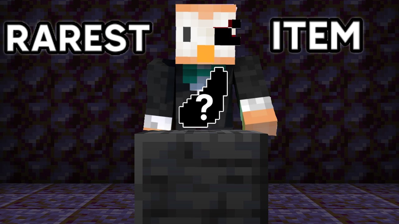 Minecraft’s Rarest Items… - YouTube
