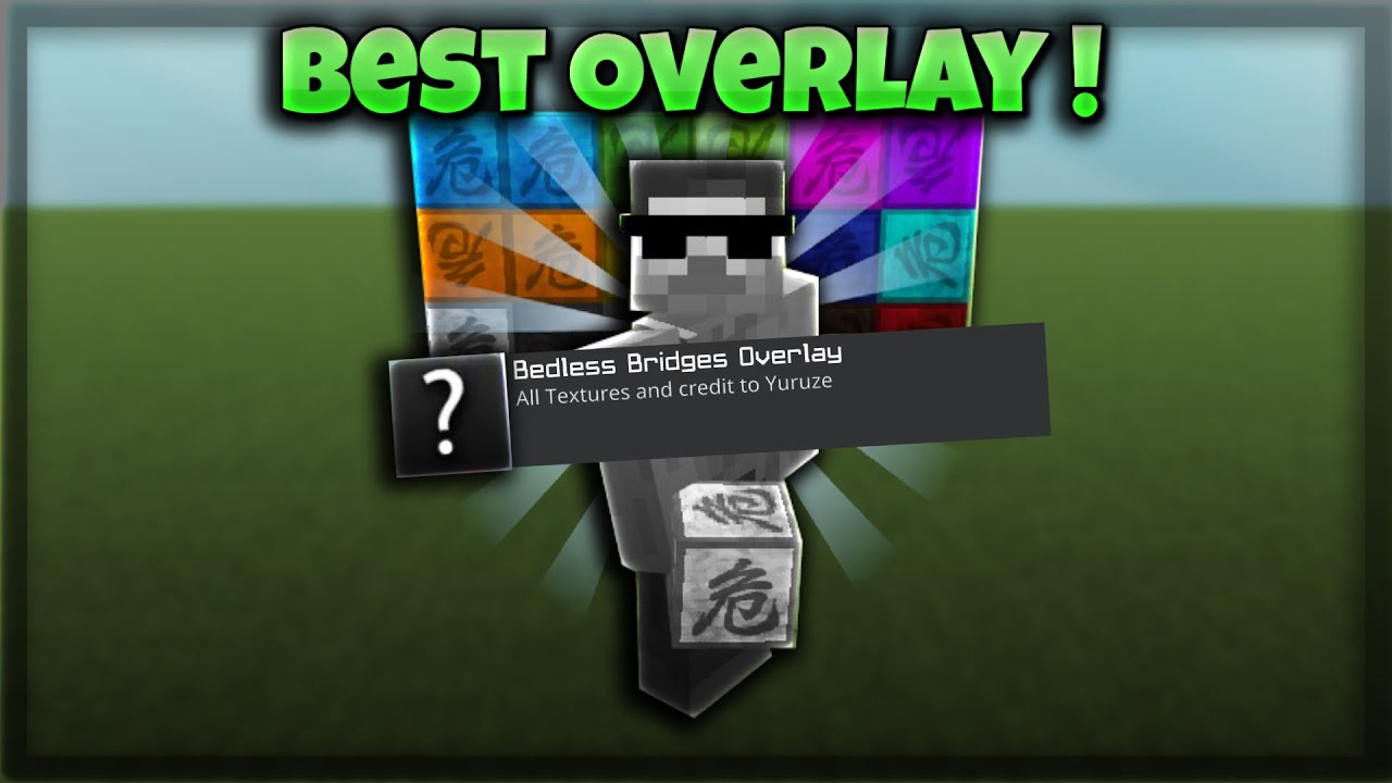 The best Block Overlay for bridges and Egg Wars ! | MCBE - YouTube