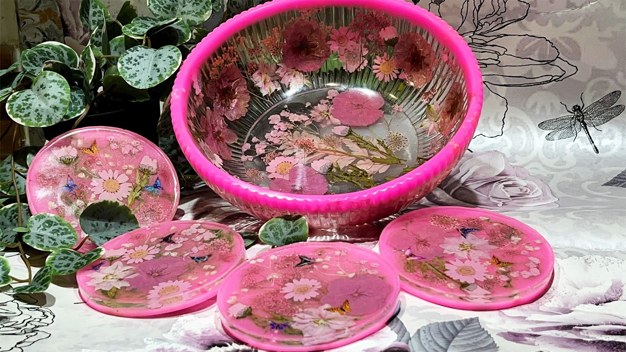 How To Make: The Stunning Pink & White Collection From Resin Part 3 ...