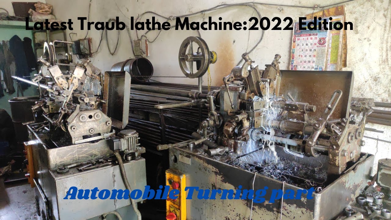 Traub lathe Machine| Single spindle automatic lathe| Automobile parts ...