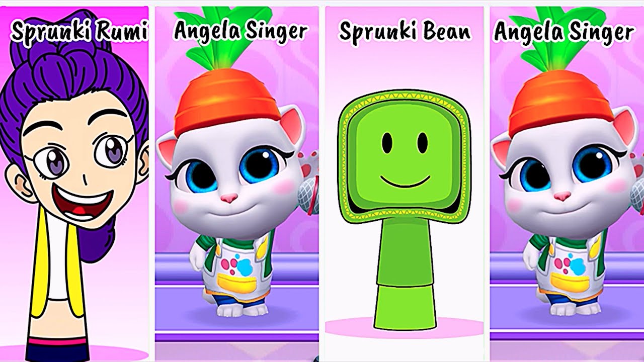 Who Will Prevail: Sprunki Rumi KPop Sprunki Bean Vs Angela Singer ? 😍 ...
