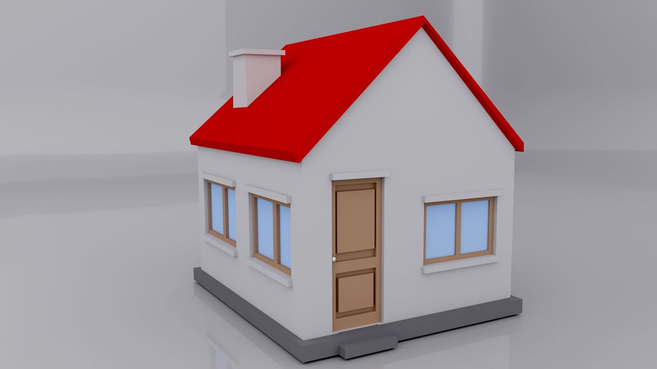 How to model a simple house in Maya 2023 - YouTube