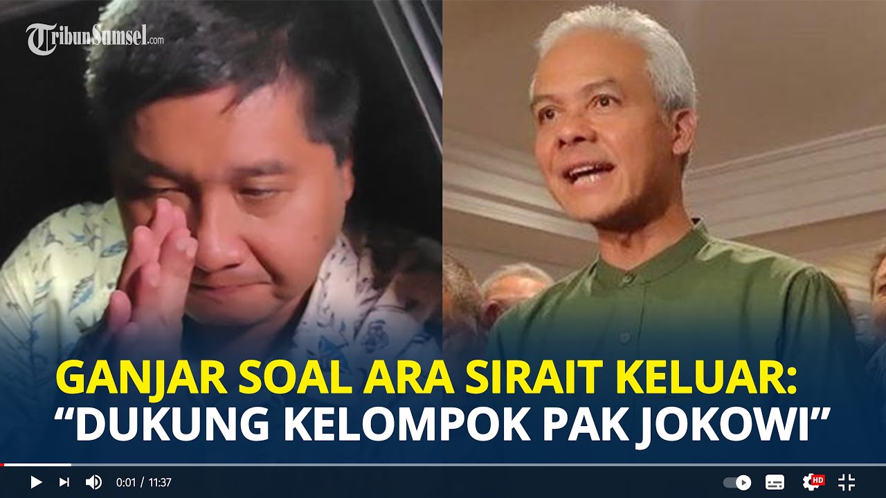 GANJAR Singgung Hengkangnya Maruarar Sirait dari PDIP, Mungkin Dukung Kelompoknya Pak Jokowi ...