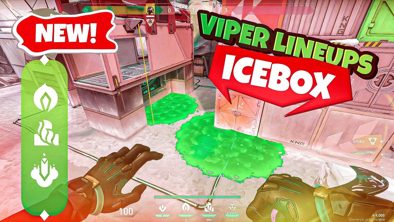 All the VIPER Lineups you need on ICEBOX (2022) | VALORANT - YouTube