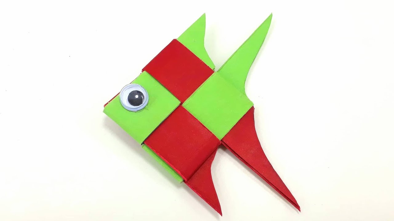 Tutorial - How to an Easy paper Fish - YouTube