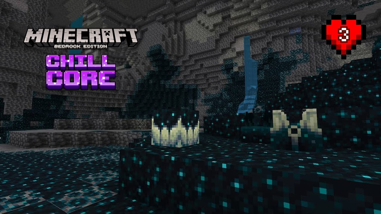 Found Deep Dark and Almost Died to Phantom - Chillcore E03 | Minecraft Hardcore Bedrock Longplay ...