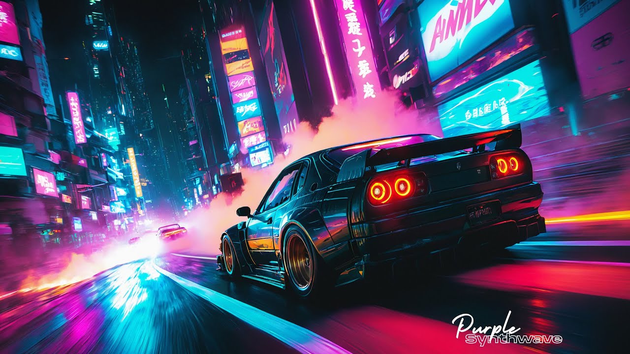 Night Racing [ Outrun Synthwave Mix ] - YouTube