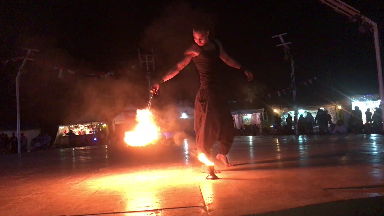 Ultimate Skills Of Fire Show......Desert Safari DUBAI - YouTube