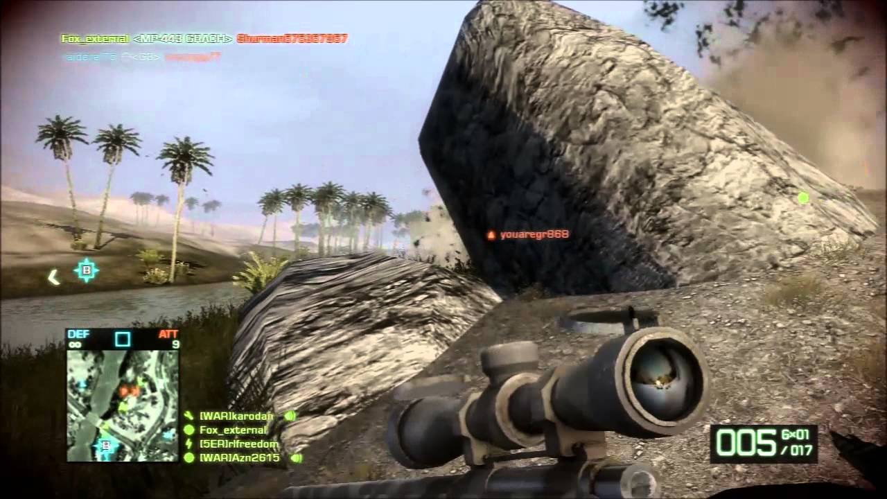BFBC2 Sniper Rifle Montage 2 (Light-weight Pack) [PS3] - YouTube