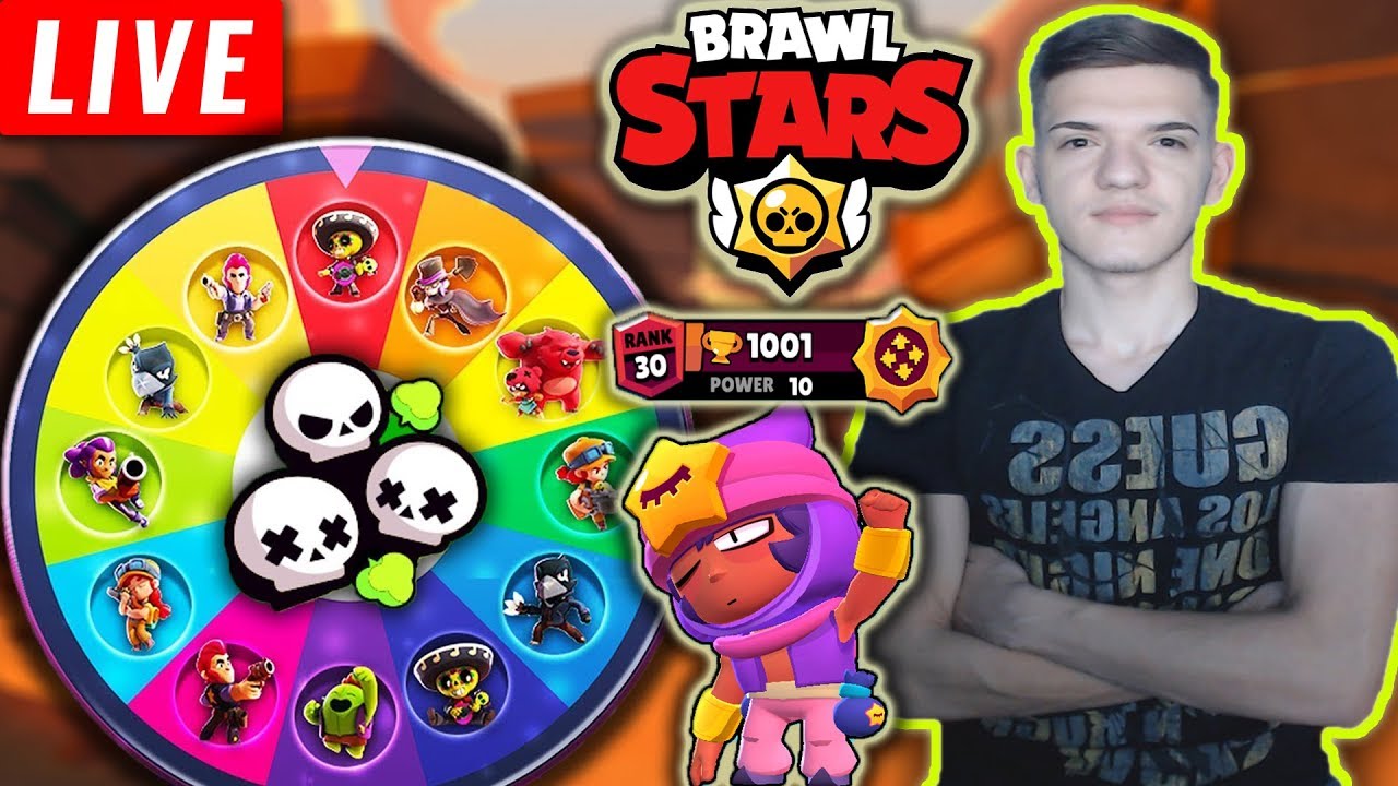 🔴[LIVE] ROATA BRAWLERILOR DECIDE CU CE BRAWLER SA MA JOC! Brawl Stars ...