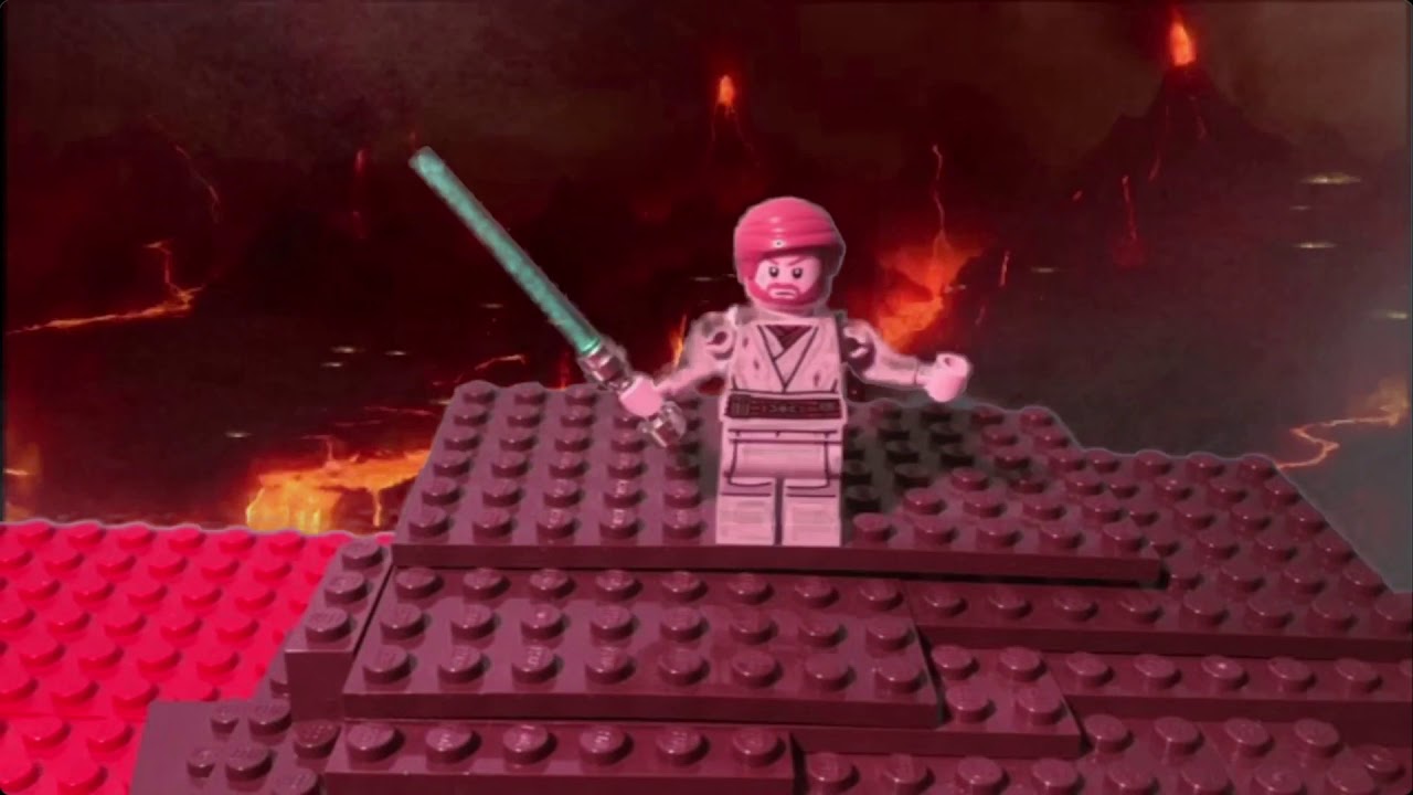 Lego obi wan has the high ground - YouTube