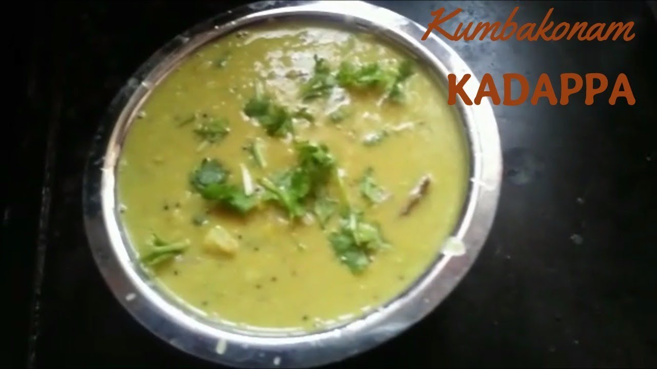 thanjavur kadappa | kumbakonam kadappa | Side dish for Idly, dosai and ...