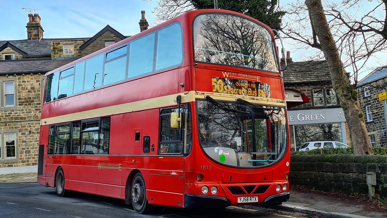 🎄*Beast* First Leeds 37675 YJ58 RTX Volvo B9 - YouTube