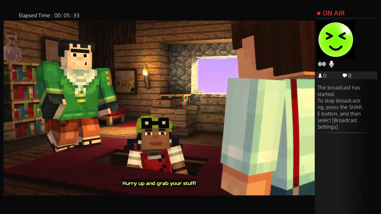 Minecraft story mode-AXEL JUMPSCARE - YouTube
