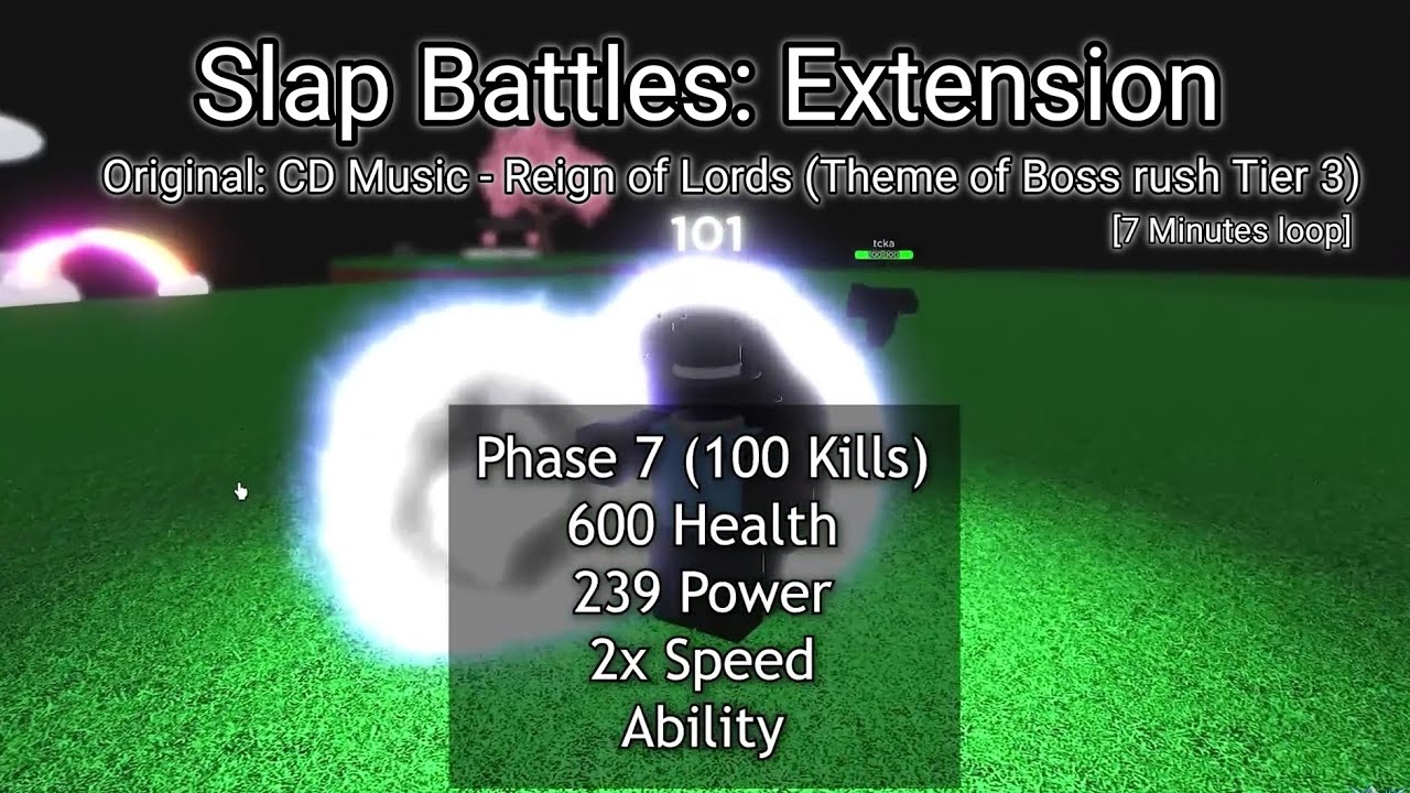 Killstreak 100 theme || Slap Battles: Extension || CD Music - Reign of ...